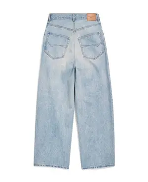 Balenciaga Logo Patch Baggy Jeans