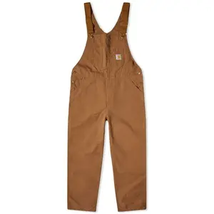Carhartt Work In Progress Logo-patch Straight-leg Dungarees