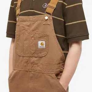 Carhartt Work In Progress Logo-patch Straight-leg Dungarees