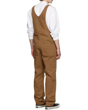 Carhartt Work In Progress Logo-patch Straight-leg Dungarees