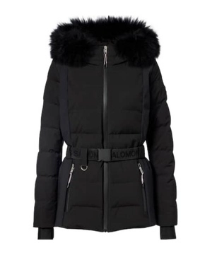 YVES SALOMON Solid-color Ski Jacket - Black