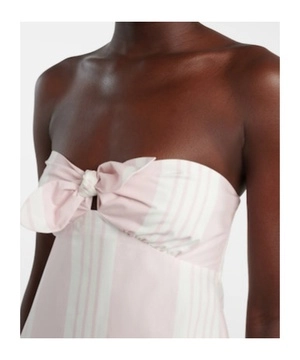 Posse Rosie Striped Cotton Midi Dress