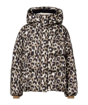 Fusalp Ada Leopard-print Down Ski Jacket - Black