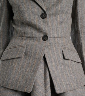 Erdem Pinstripe Wool And Mohair Blazer