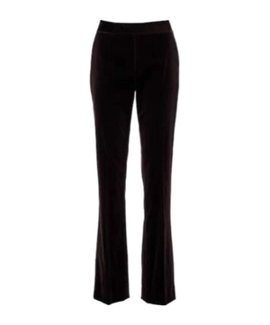 Ralph Lauren Cotton-blend Velvet Straight Leg Pants