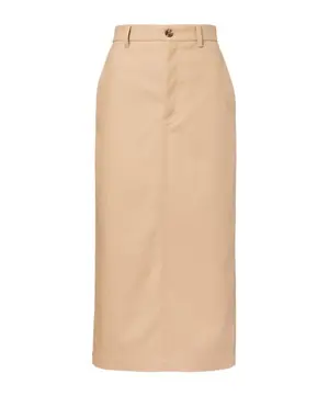 Wardrobe.NYC High-waisted Skirt - Nude