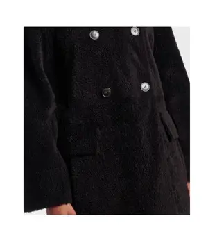 YVES SALOMON Double-breasted Shearling Coat
