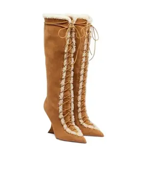 Paris Texas Versatile Knee-high Boots - Brown