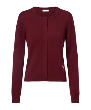 Erdem Embroidered Cashmere And Wool Cardigan - Brown