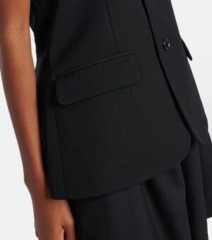 Comme Des Garçons Cutout Wool Top