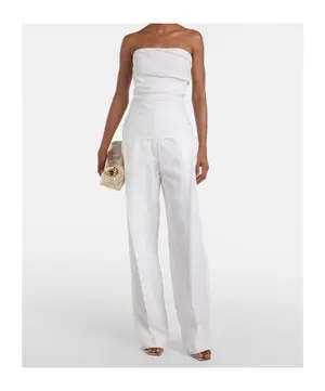 Tove Izel Draped Linen Top