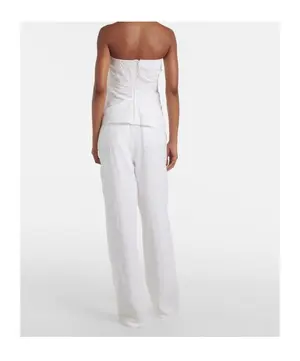 Tove Izel Draped Linen Top