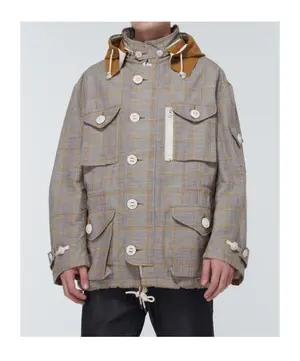 Junya Watanabe Hooded Long-sleeve Casual Jacket