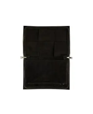 Bottega Veneta Logo Zipper Clutch