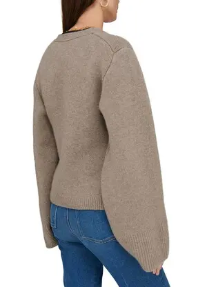 Khaite V-neck Knitted Cardigan