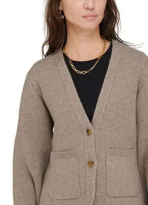 Khaite V-neck Knitted Cardigan