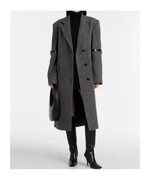 Coperni Thousand Birds Wool And Cashmere Coat