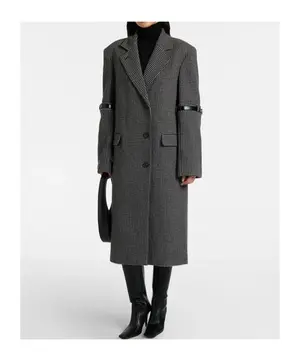 Coperni Thousand Birds Wool And Cashmere Coat