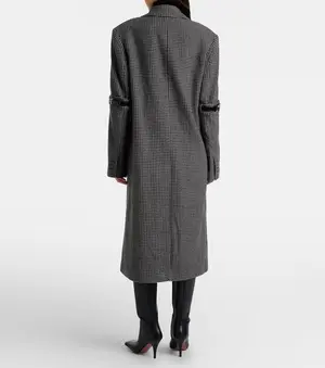 Coperni Thousand Birds Wool And Cashmere Coat
