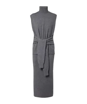 RÓHE Layered Turtleneck Dress - Black