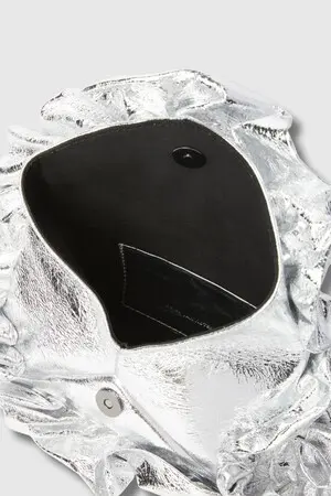 Dries Van Noten Pleated Design Clutch