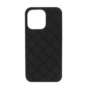 Bottega Veneta Intrecciato Design Iphone 13 Pro Case - Black