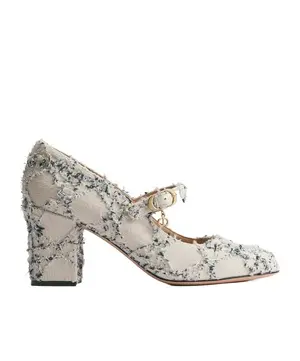 Dior Round-toe High Heels - Gray