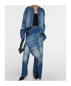 Y/project Snap Off Denim Bomber Jacket
