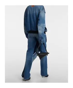 Y/project Snap Off Denim Bomber Jacket
