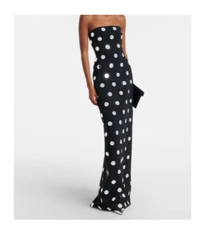 David Koma Polka-dot Gown