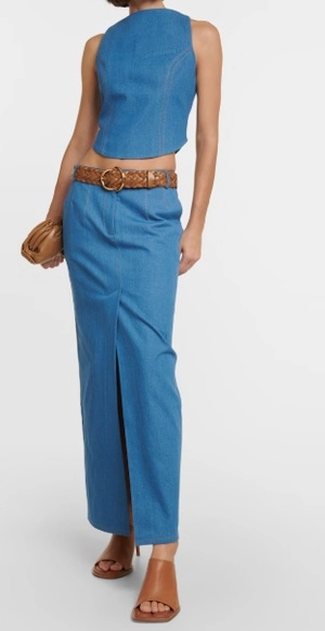 AYA MUSE Colia Denim Top