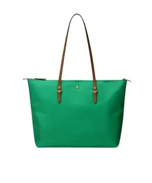 Ralph Lauren Zippered Shoulder Bag - Green