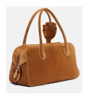 Magda Butrym Brigitte Suede Tote Bag - Brown
