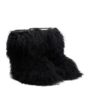 Bogner Les Arcs Shearling Snow Boots - Black