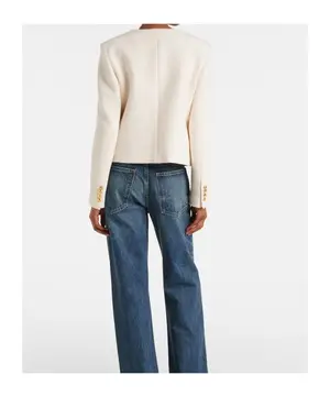 NILI LOTAN Crew Neck Casual Jacket