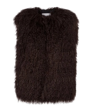 YVES SALOMON Woolen Vest - Black