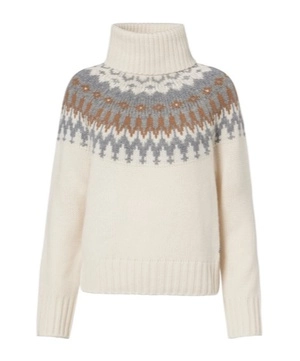 Bogner Turtleneck Sweater - White