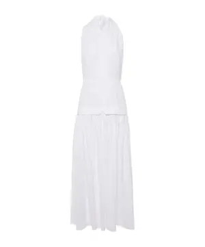 Tove Quinn Cotton Midi Dress - White