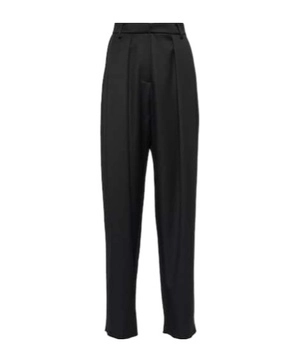 Magda Butrym High-rise Wool Pants - Black