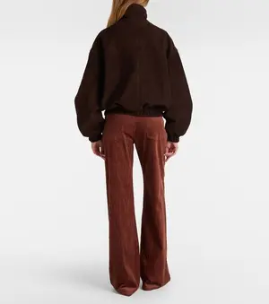 Magda Butrym High-waisted Wide Leg Corduroy Trousers