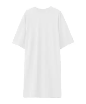 THE FRANKIE SHOP Sian Oversized T-shirt Dress - White