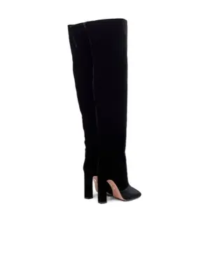 AQUAZZURA Handmade Suede Tall Boots