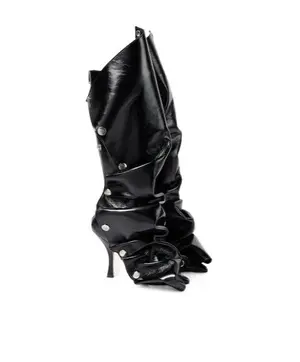 Y/project Snap 100 Leather Knee-high Boots
