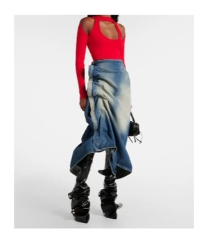 Y/project Snap 100 Leather Knee-high Boots