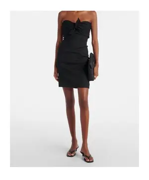 Tove Dipti Linen And Cotton-blend Mini Dress