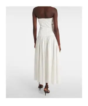 Tove Lauryn Strapless Cotton-blend Midi Dress