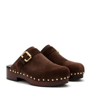 Chloé Rivet Decorated Mules