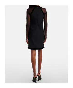 Nina Ricci Virgin Wool Gabardine Minidress