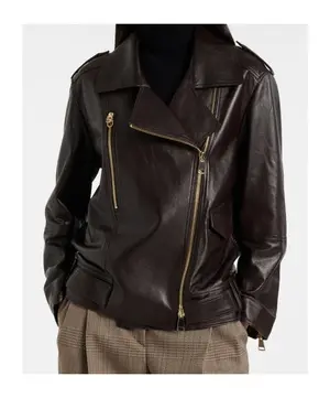 Dorothee Schumacher Sleek Statement Leather Biker Jacket