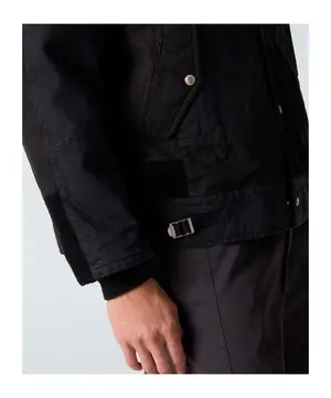 Comme Des Garçons Paneled Cotton Oxford Jacket